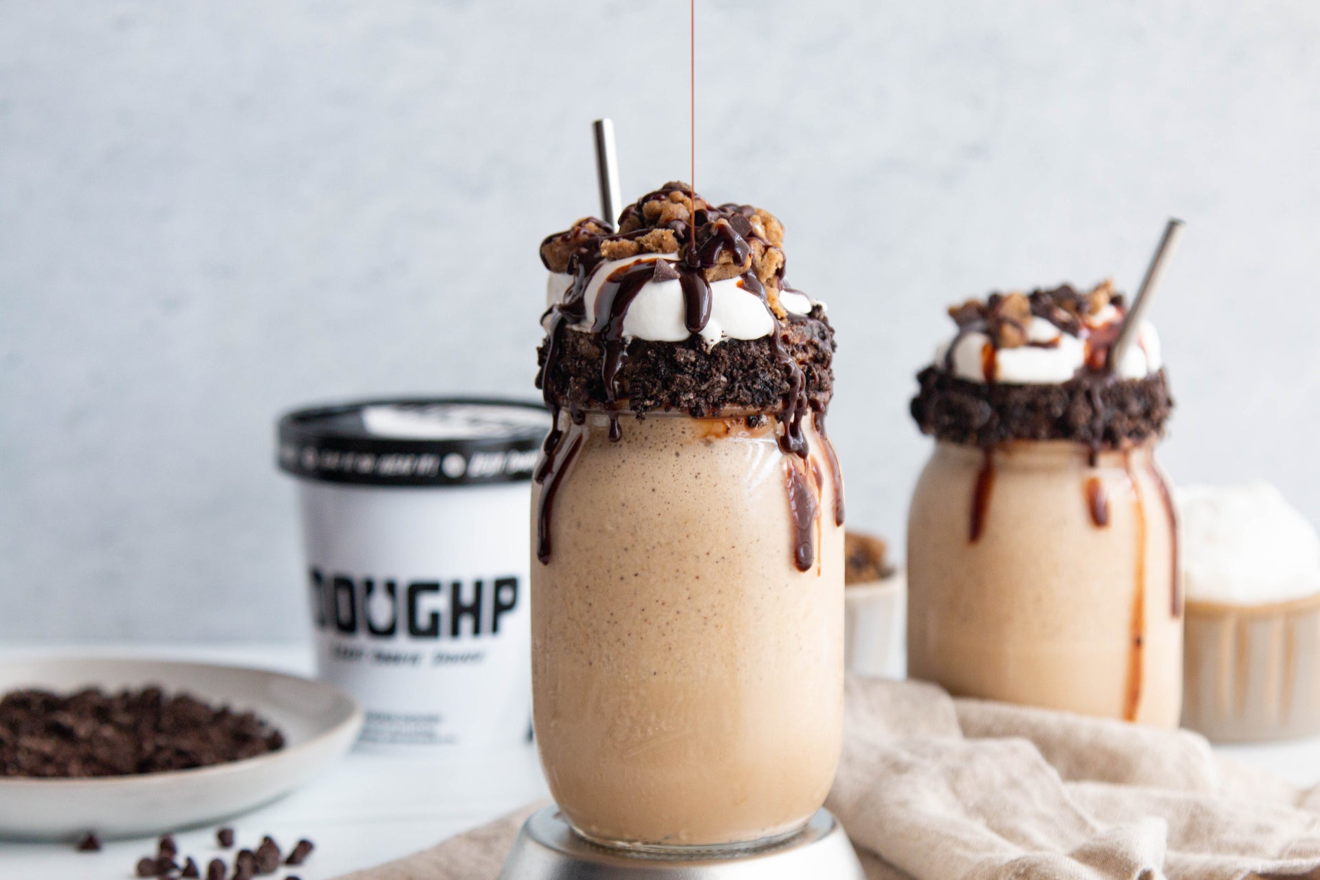 Sip and Savor This Cold Brew Oreo Milkshake – Doughp Cookie Dough
