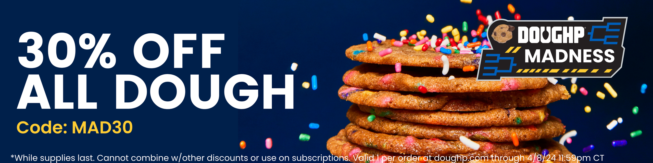 Rainbow Sprinkle Cookie Dough Drops | Edible & Bakeable – Doughp Cookie ...