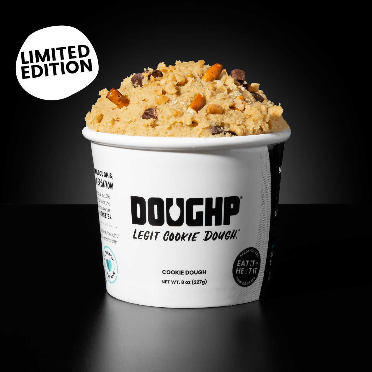 Sweet & Salty Toffee Pretzel Cookie Dough | Edible & Bakeable – Doughp ...