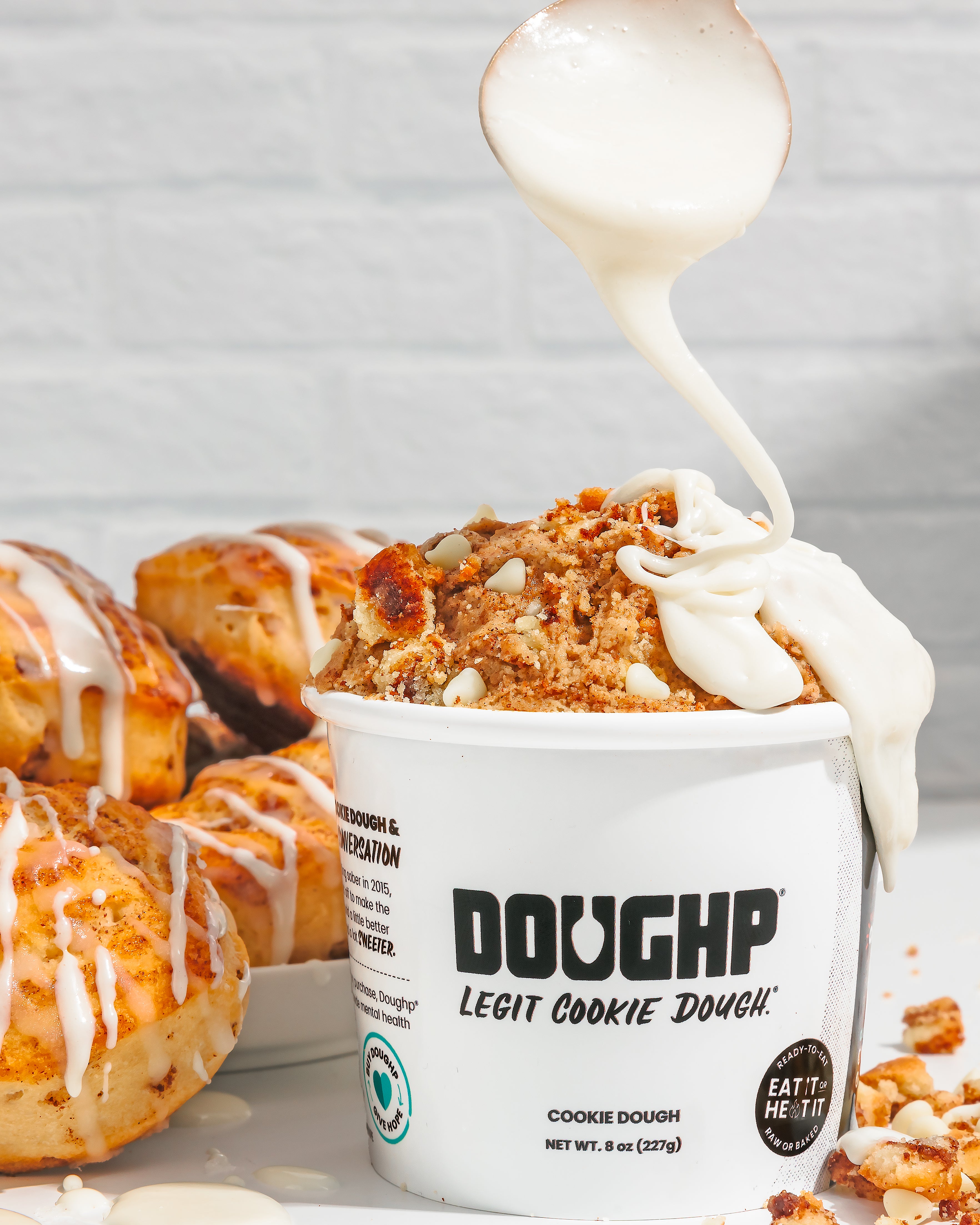 Cinnamon Roll Cookie Dough | Edible & Bakeable – Doughp Cookie Dough