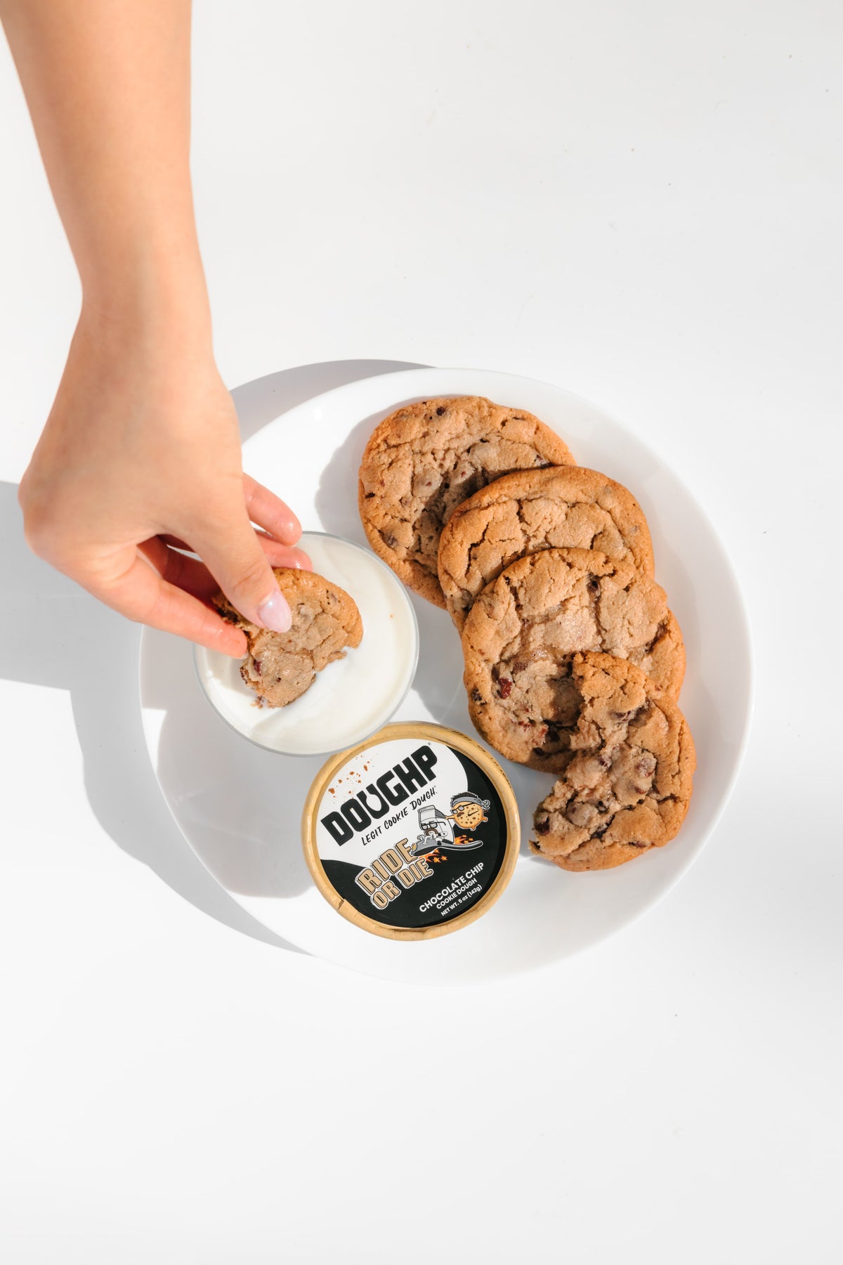 Ride or Die Cookie Dough Drops | Edible & Bakeable – Doughp Cookie Dough