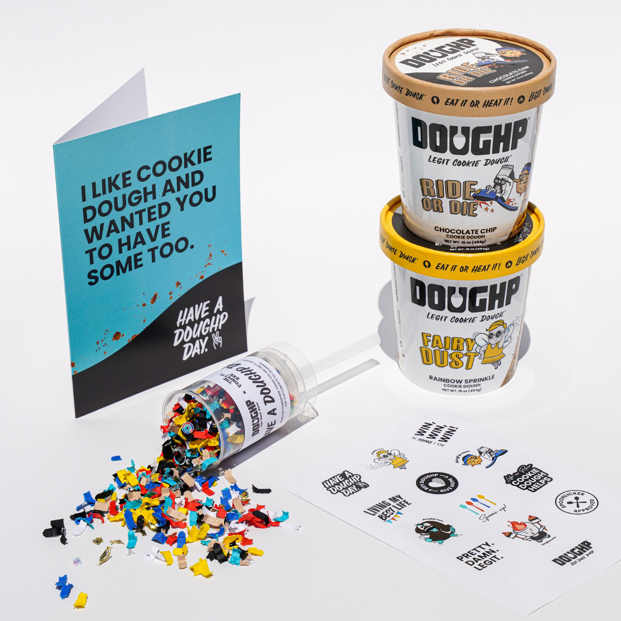 Just Because Cookie Dough Gift Box | Edible cookie dough gift delivery ...